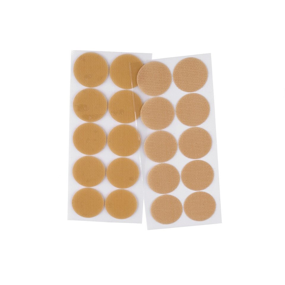 Set complet 10 buline arici autoadezive, puf si scai, 35 mm, Bej - eMAG.ro