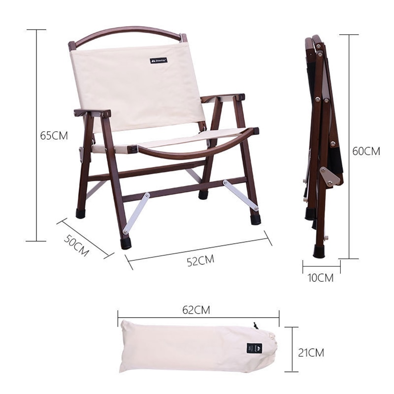 Scaun pliabil camping, 52x50x65cm, B stil, alb - eMAG.ro