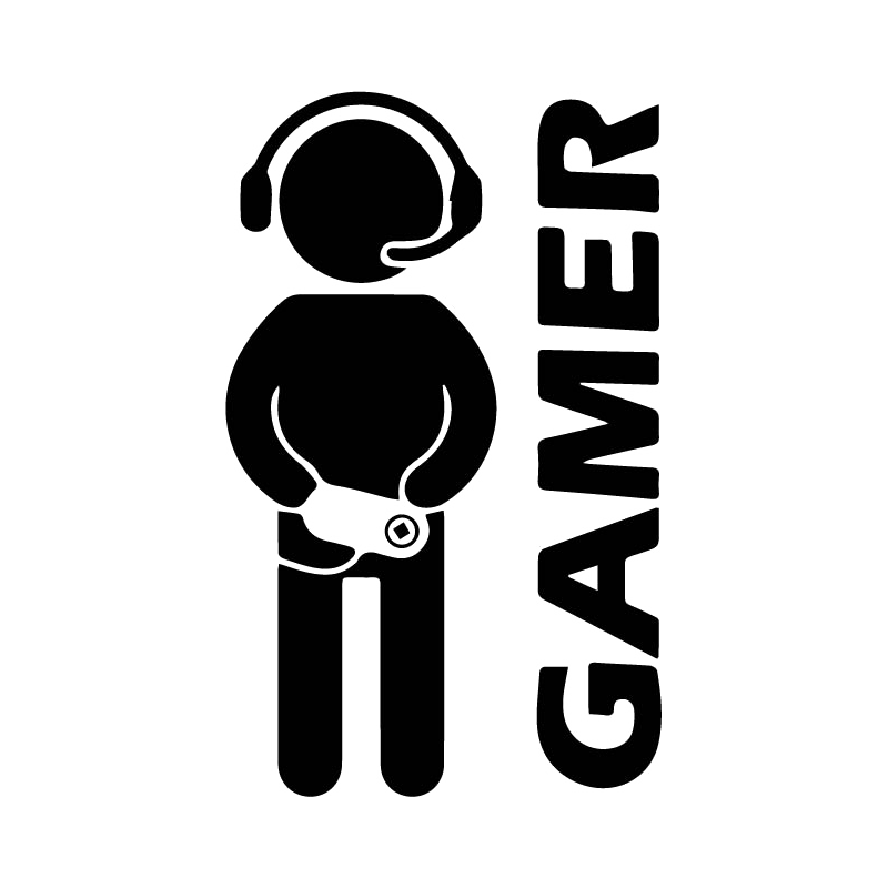 Sticker auto Gamer Decal, 15 cm - eMAG.ro