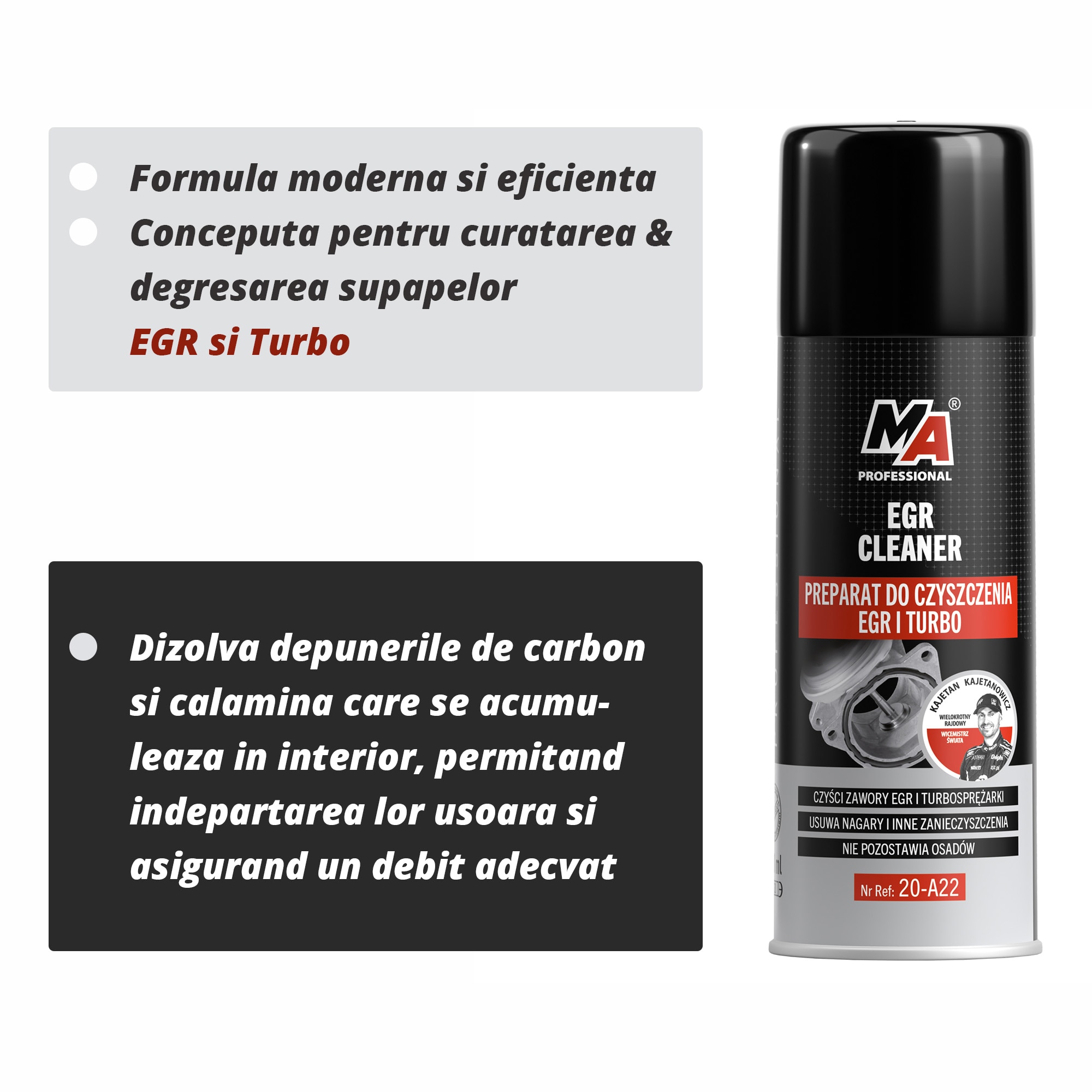 Spray curatare EGR si Turbo, 400 ml, Ma Profesional, dizolva depunerile ...