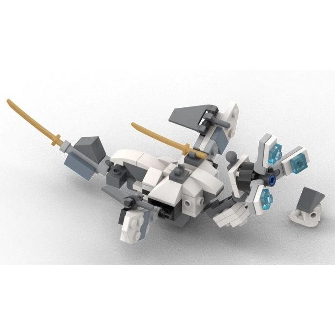 LEGO Ninjago - Titanium Mini Mech 30591, 77 piese - eMAG.ro