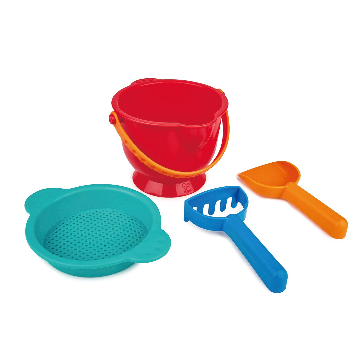 Set galeata cu lopata, paleta si sita, Hape - eMAG.ro