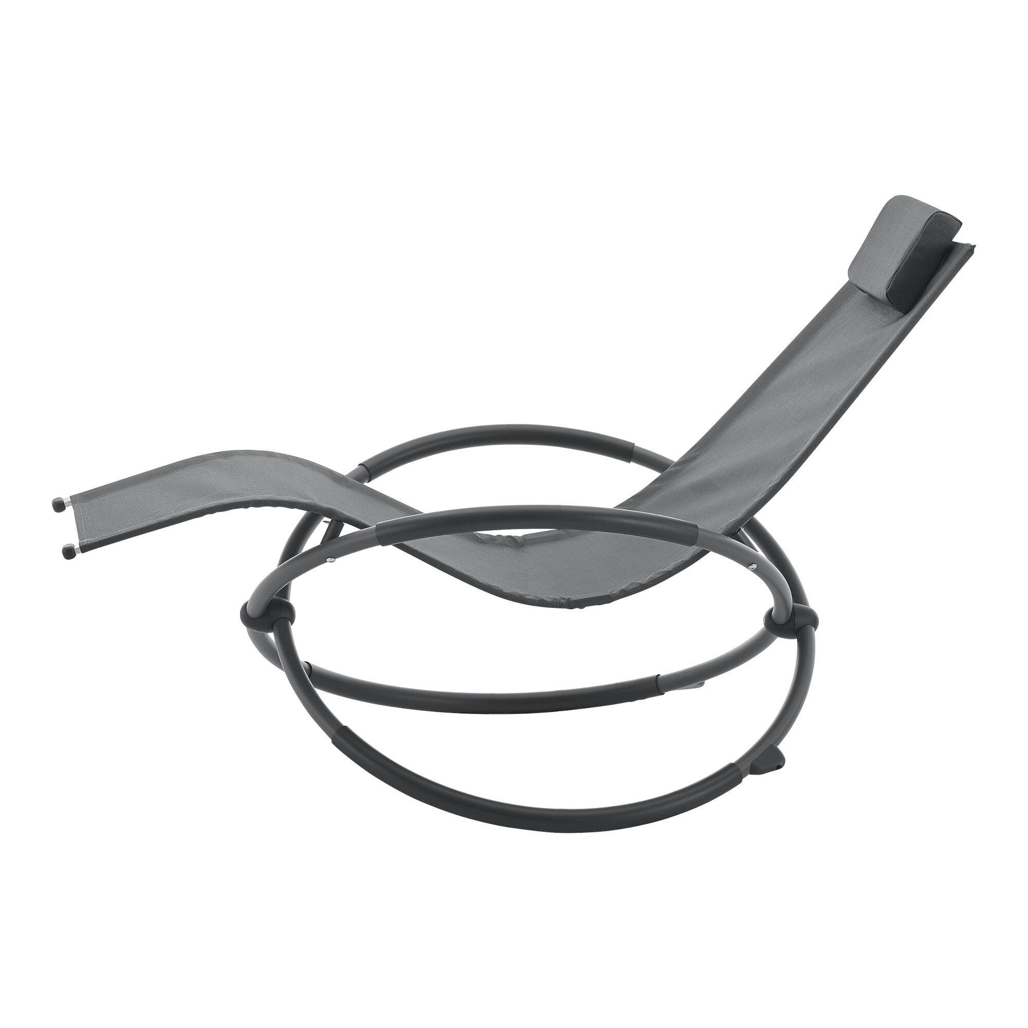 Scaun balansoar gradina, en.casa, Pulsano, 166 x 74 x 86 cm, aluminiu ...