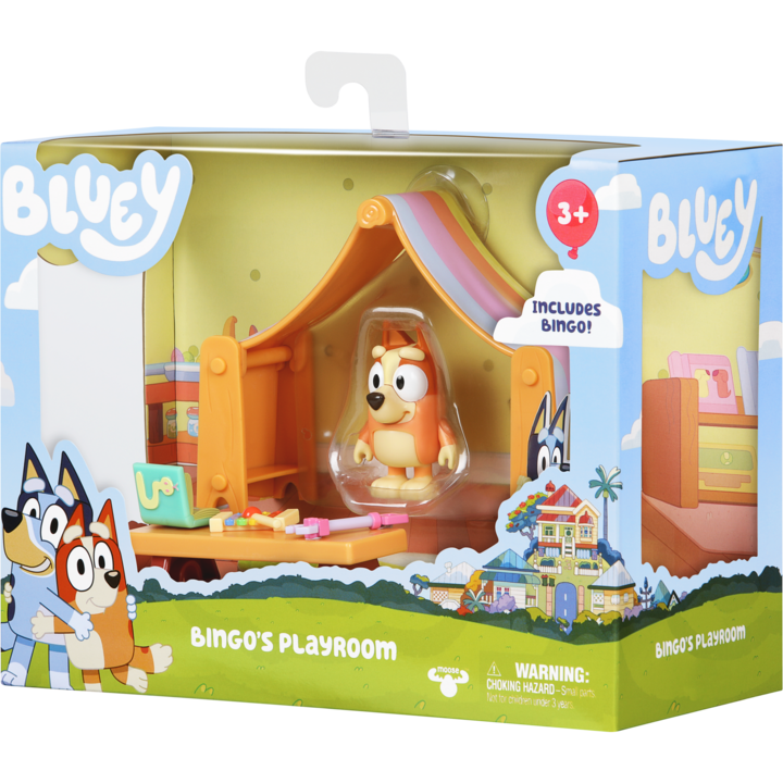 Set de joaca Bluey - Camera de joaca a lui Bingo, cu figurina inclusa ...