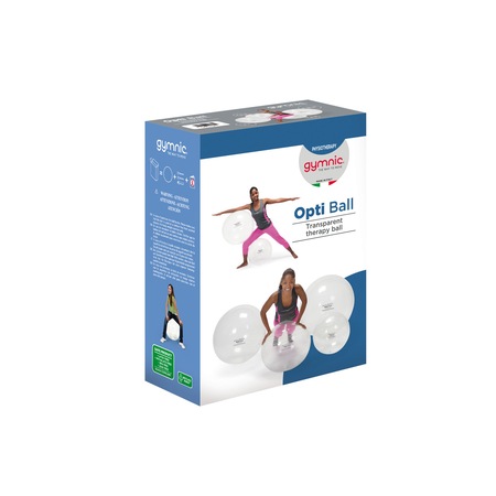 Прозрачна топка за физиотерапия Opti Ball, 65 см - eMAG.bg