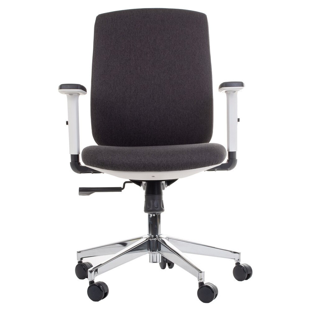 Scaun pivotant ergonomic pentru casa si birou ZN-605-W, cotiere ...