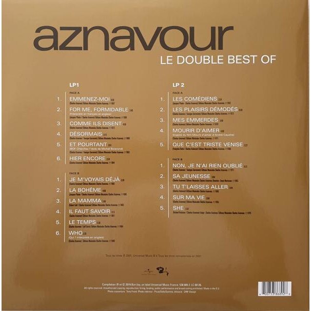 Charles Aznavour - Best Of [HQ LP] (2vinyl) - eMAG.bg