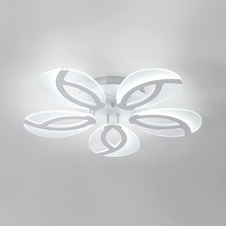 Plafoniera, Toolight, Fier/Acril, LED, 60 W, Model floare, Diametru 62 ...