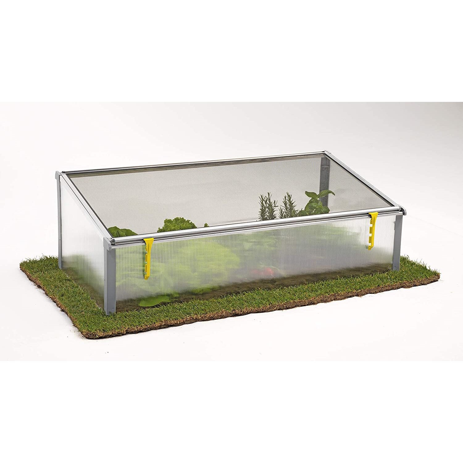 Sera de Gradina Juwel 130 x 60, Cadru din aluminiu, Rezistent-UV - eMAG.ro