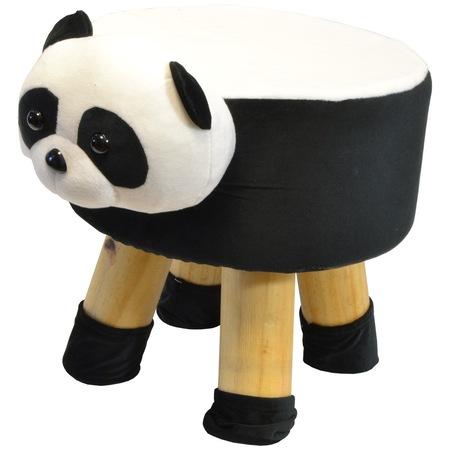Taburet, scaun copii, 43x28 cm, Saska Garden, Model Pufa, Panda - eMAG.ro