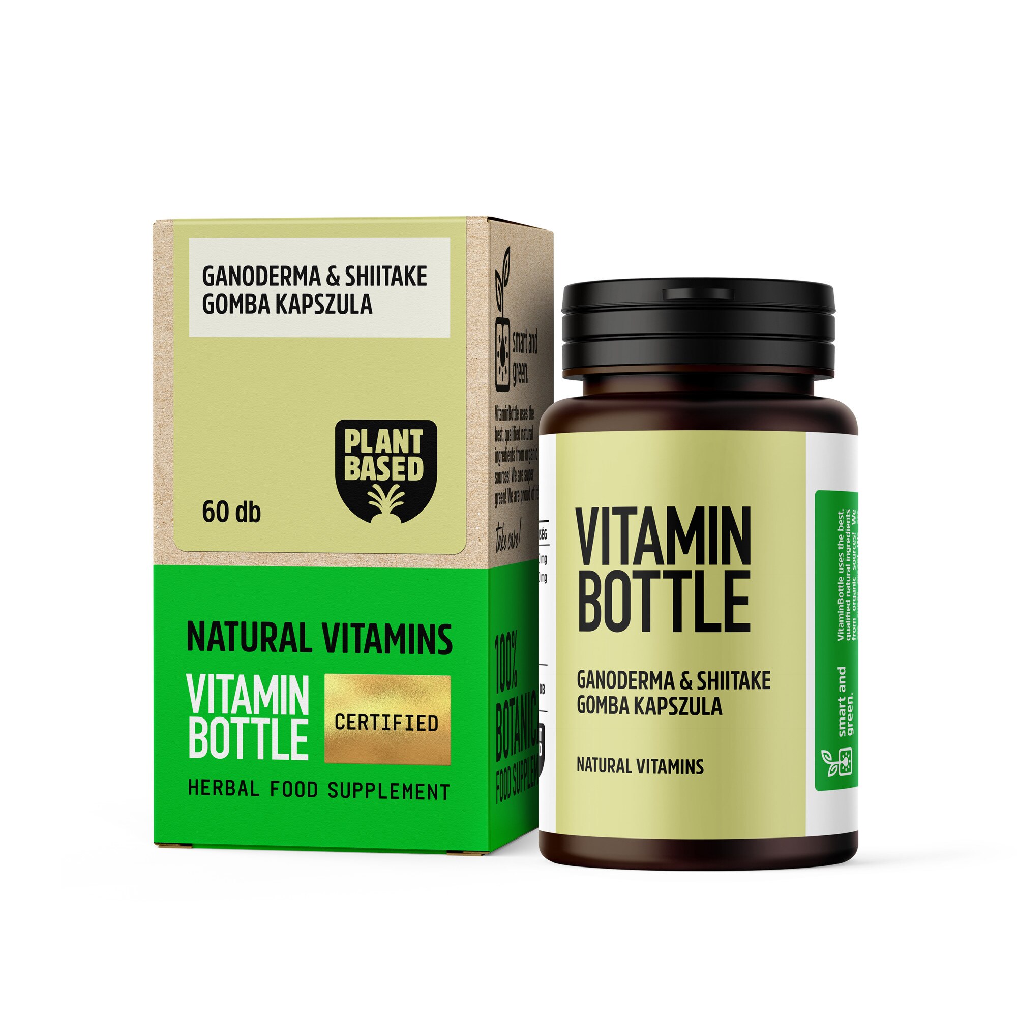 Ganoderma & Shiitake gomba kapszula 60 db - eMAG.hu