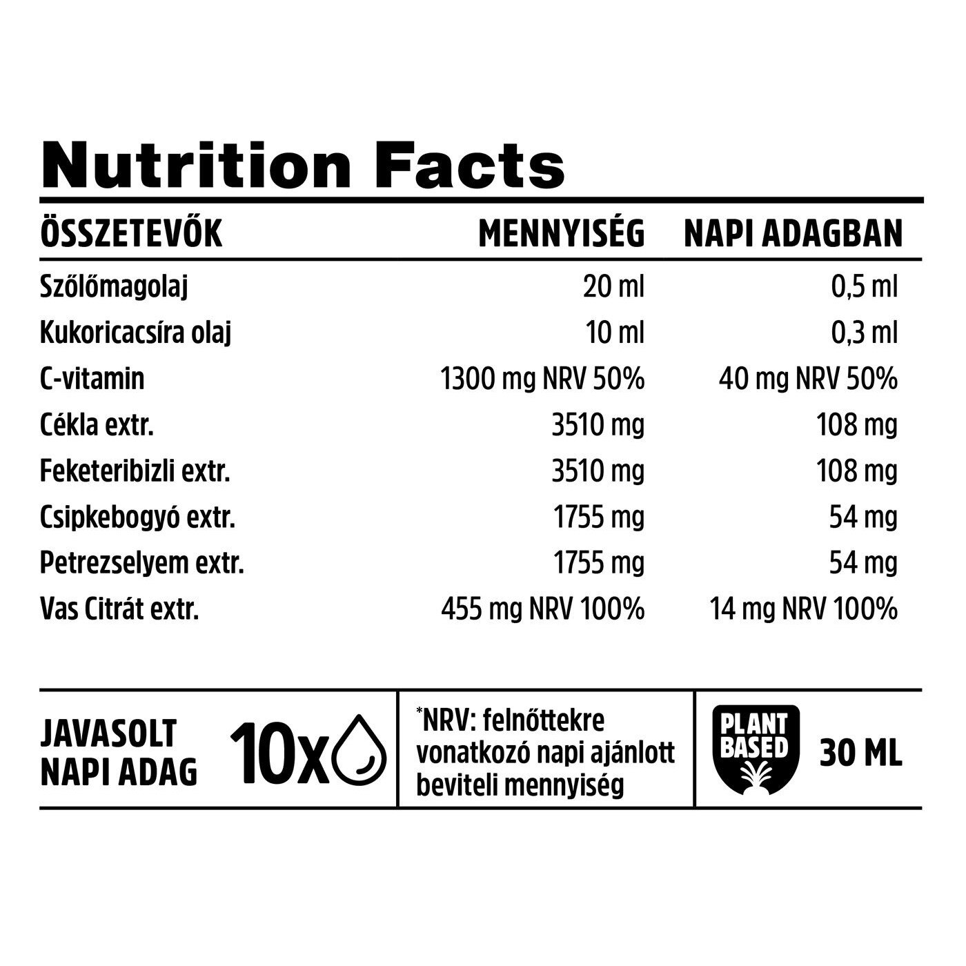Vas természetes ásványi anyag cseppek 30 ml - eMAG.hu