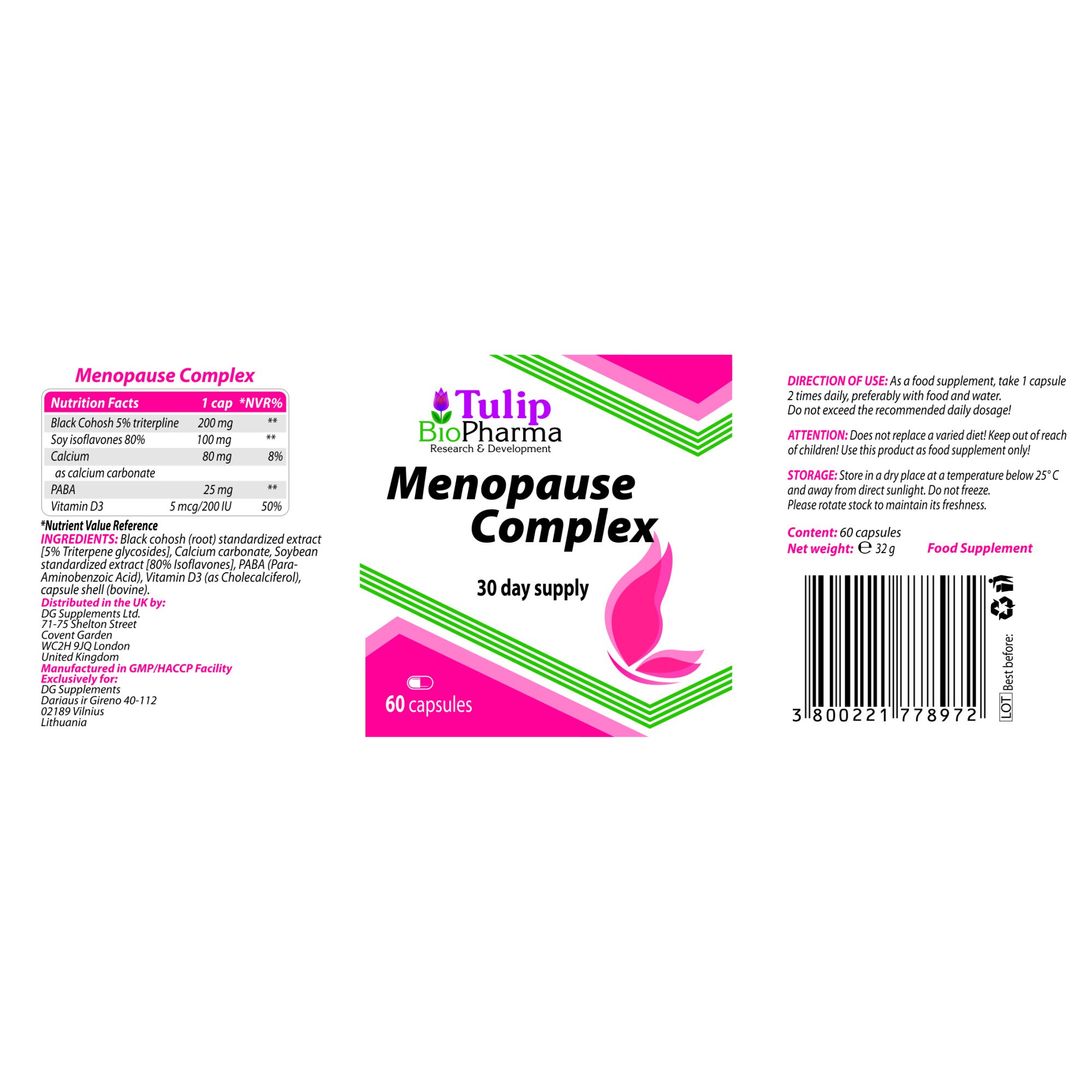 Menopause Complex 60 Capsule Emag Ro