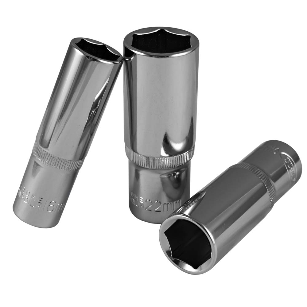 Tubulara cromata hexagonala lunga 1/2 22mm, JBM - eMAG.ro