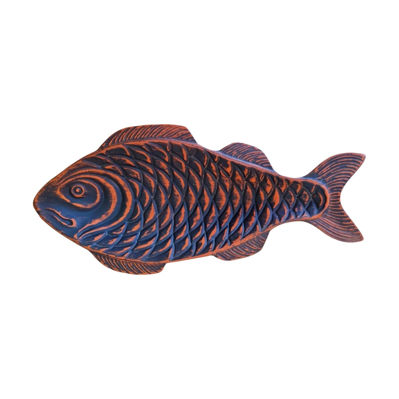 Platou Peste, lut rosu, realizat manual, 5x46x22 - eMAG.ro