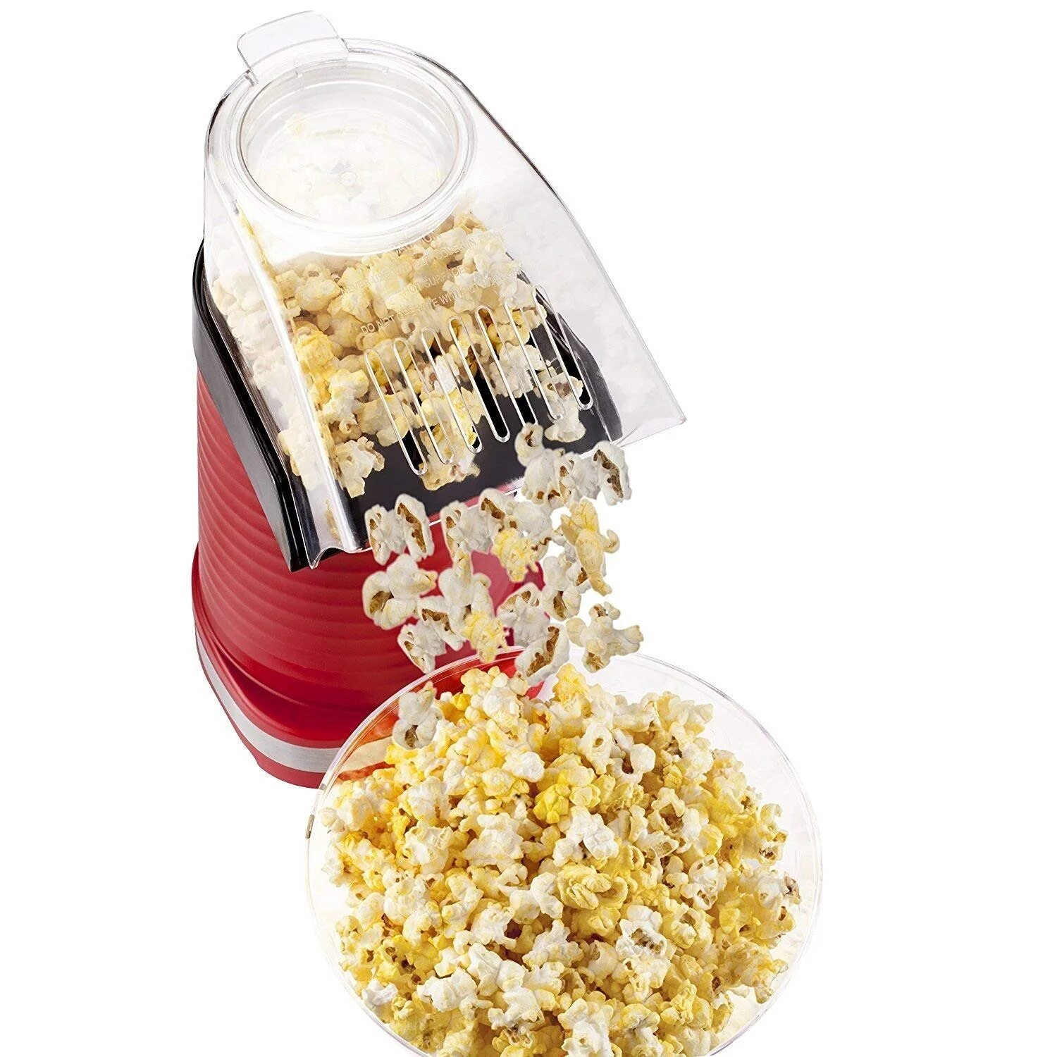 Masina de popcorn cu aer cald Hausberg HB-900RS, 1200W, rosu - eMAG.ro