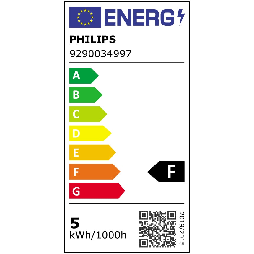 Bec LED RGB inteligent Philips Bulb, Wi-Fi, Bluetooth, P45, E14, 4.9W (40W), 470 lm, lumina ...