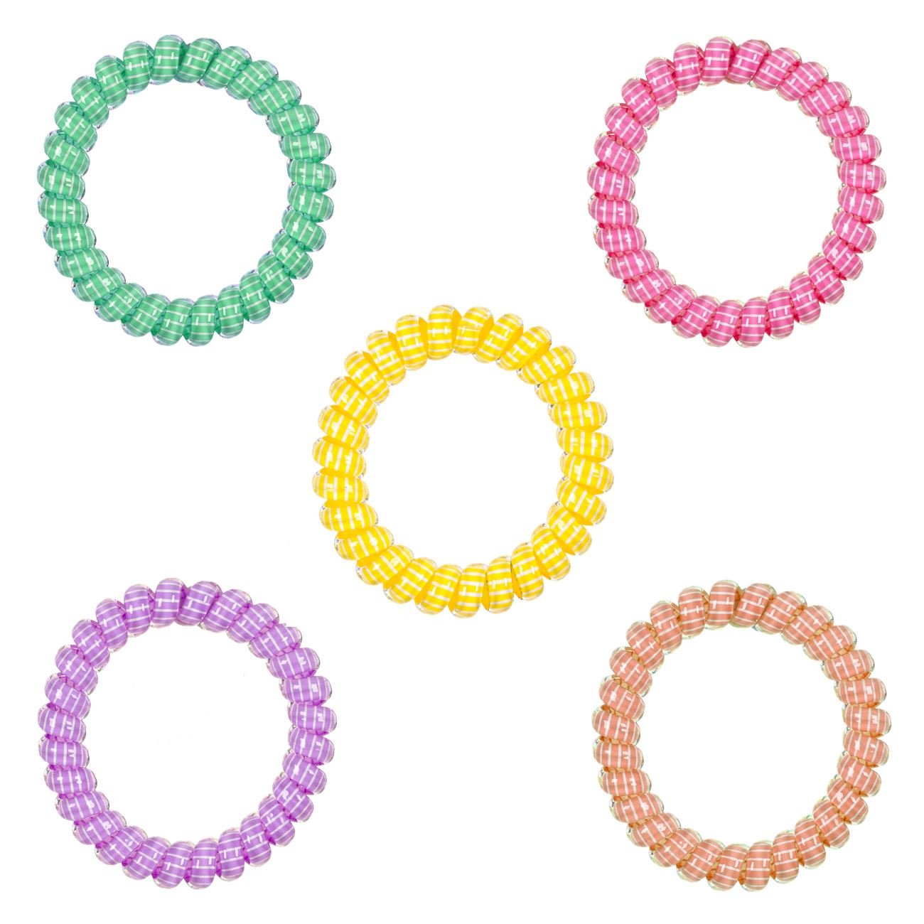 Set 5 elastic de par multicolore pentru copii - eMAG.ro
