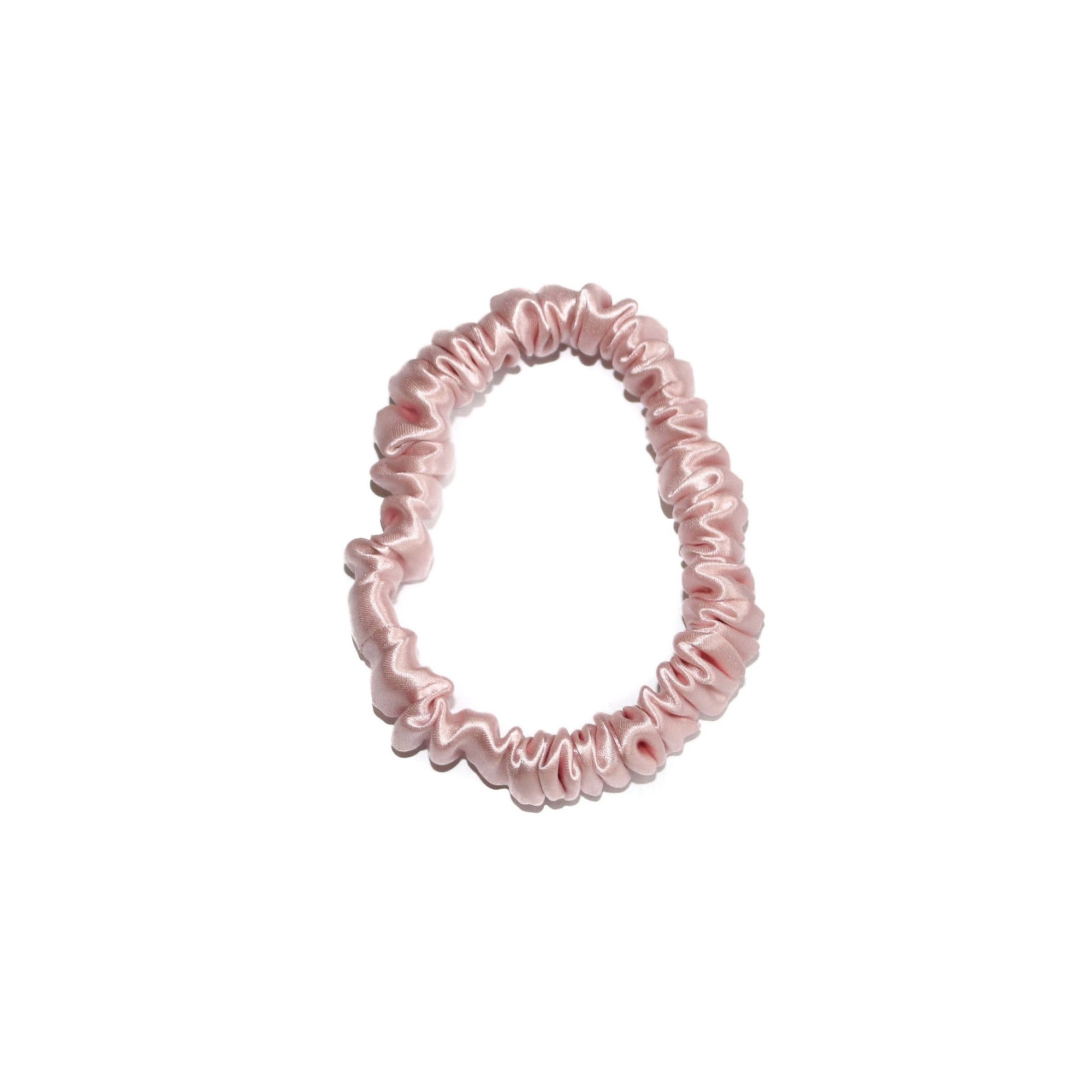 Elastic de par din matase, slim, Pink - eMAG.ro