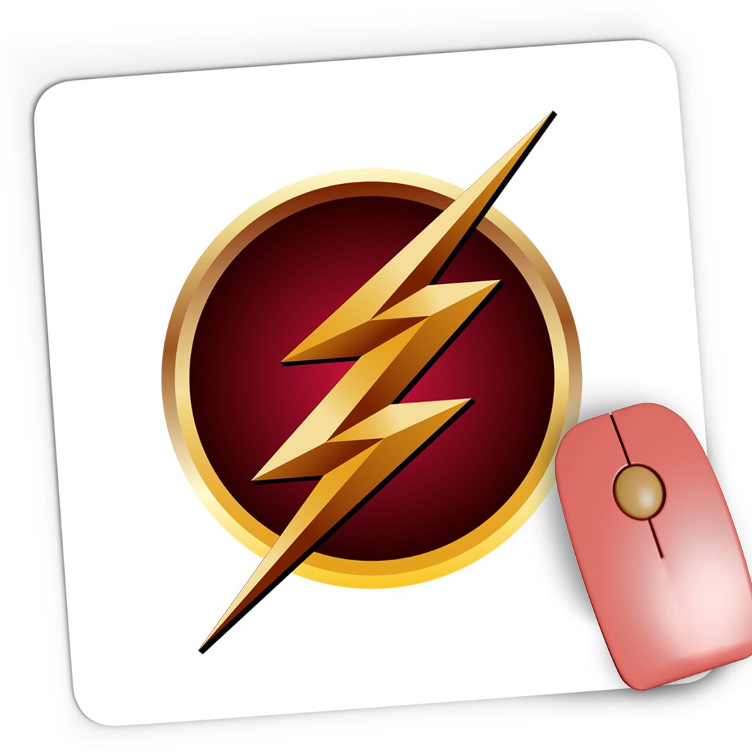 Mousepad Gaming The Flash Logo Superhero Comics Fast Go, 21x19 cm - eMAG.ro