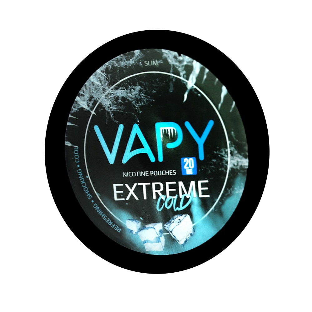 Vapy Pouch, 20 pliculete cu nicotina aromate 20Mg/G, Extreme Cold - eMAG.ro