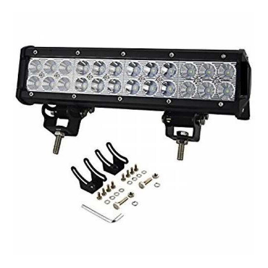 Pachet Led Bar 72w, 7200 LM, 12-24V si Kit cabluri cu releu si ...