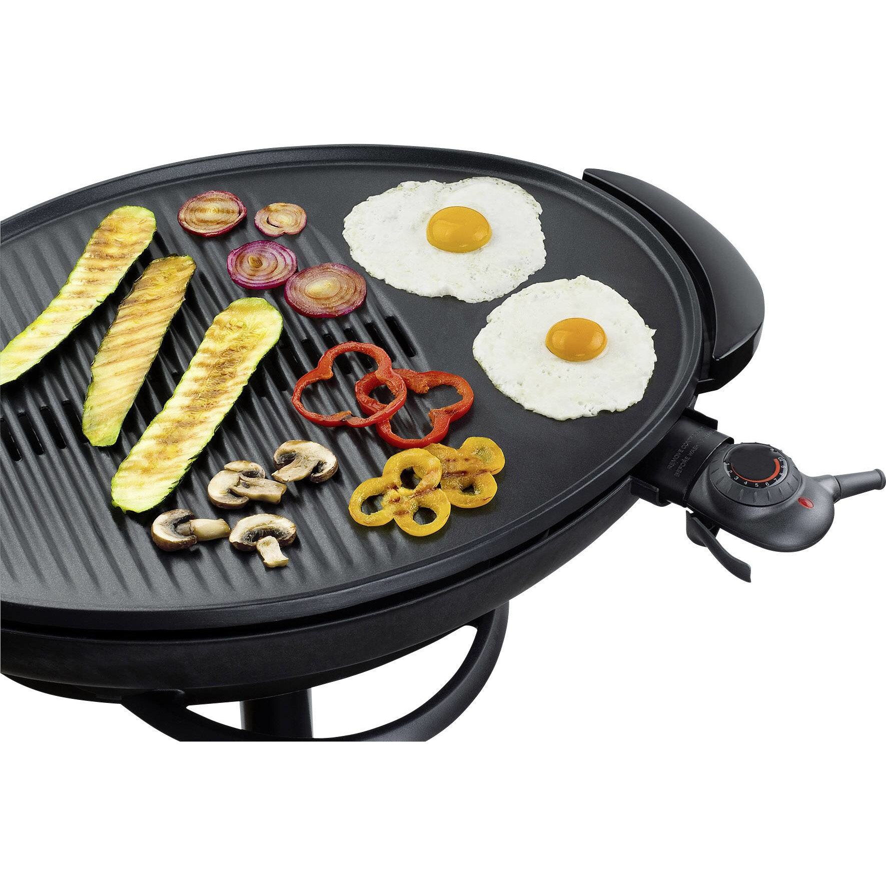 Gratar electric de gradina Steba, VG 350, suprafata 55x41 cm, incalzire ...