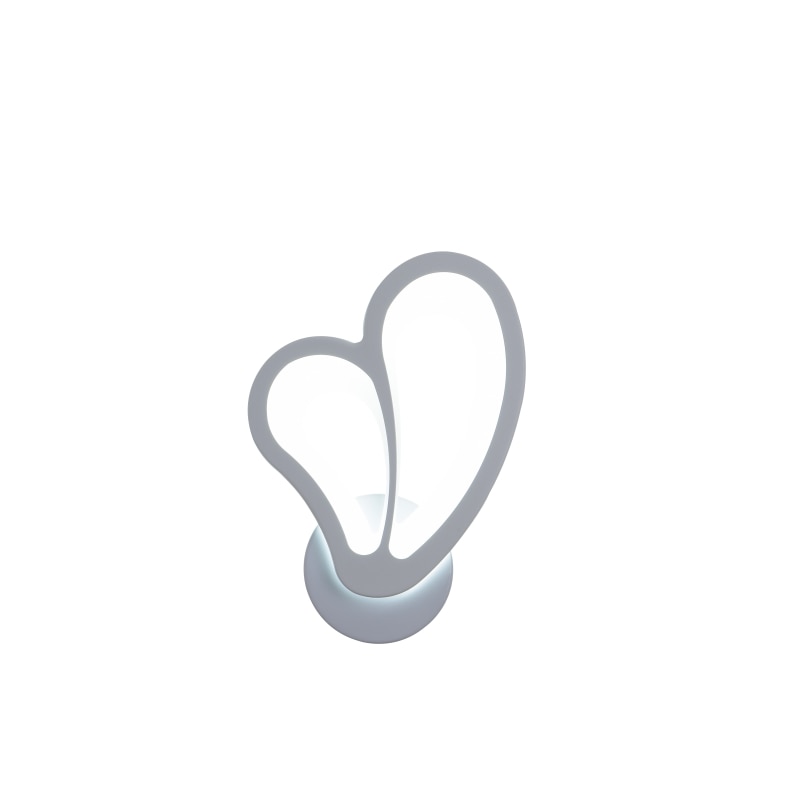 Fali lámpa pillangós kivitel 6541 fehér, 3 féle lámpa, 24 W - eMAG.hu