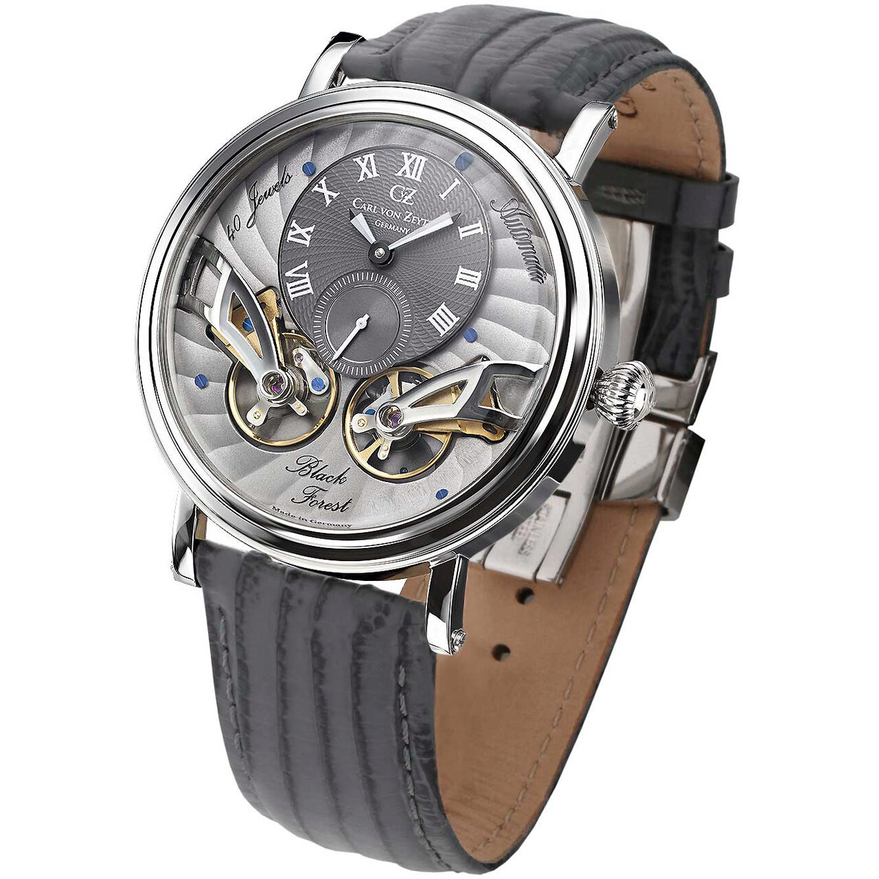Carl Von Zeyten CVZ0017SGY, Automata, 46mm, 3ATM Férfi karóra - eMAG.hu
