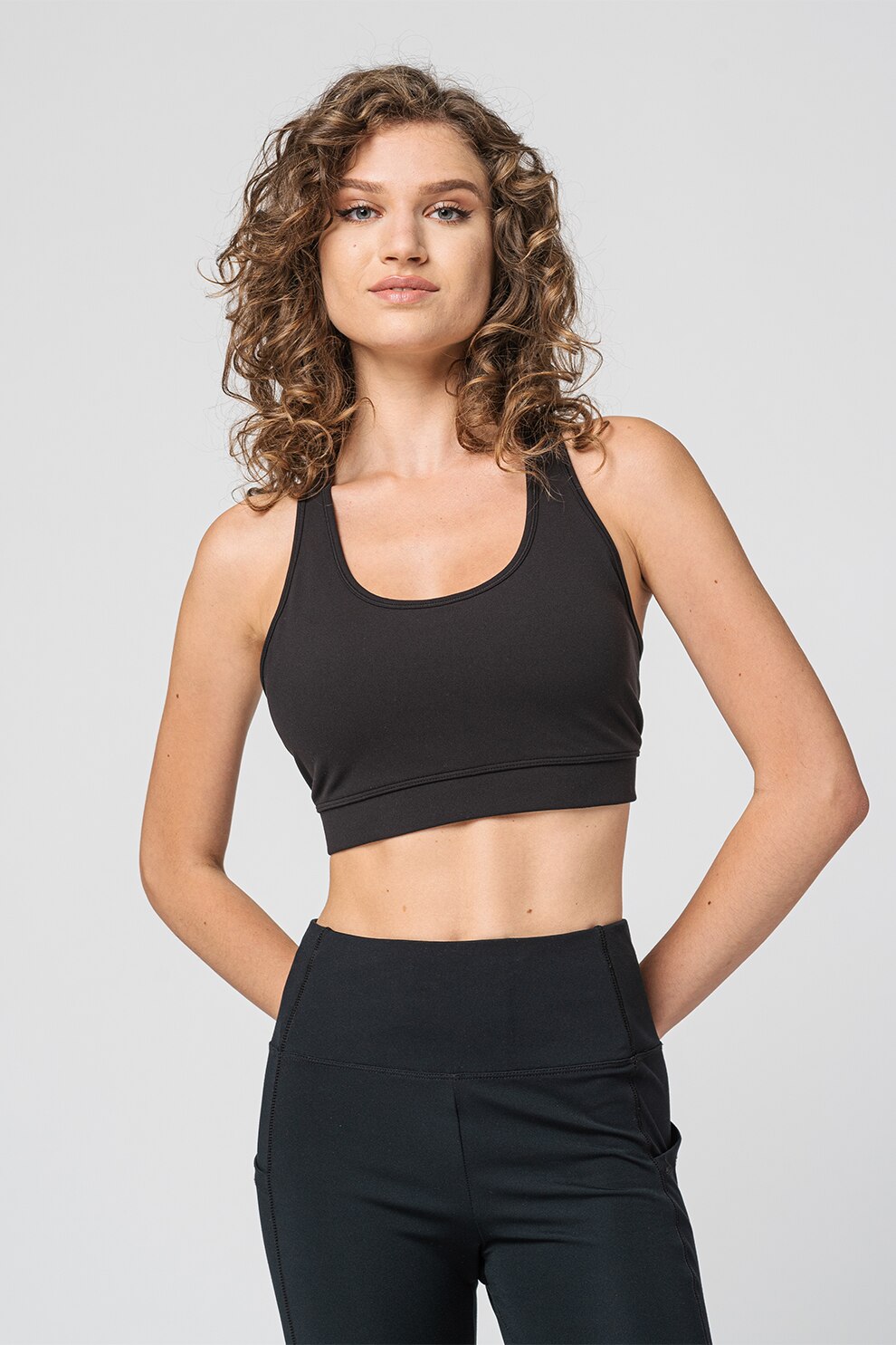 GAP, Спортен сутиен със средно ниво на поддръжка, Черен, L - eMAG.bg