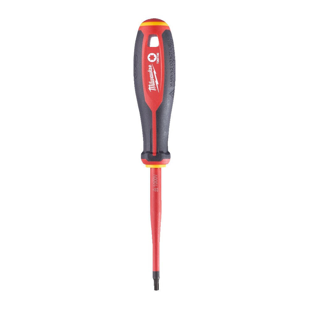 Отвертка Torx TX25 x 100, изолирана 1000V за електротехници, Tri-Lobe ...