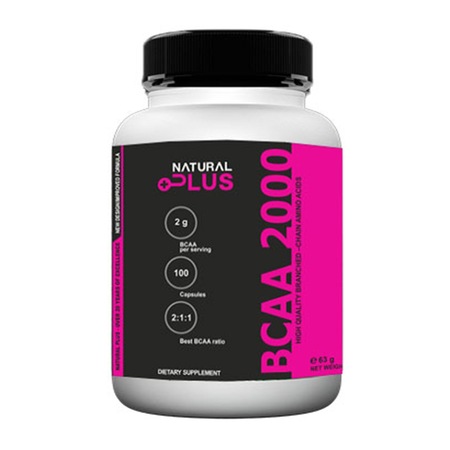 BCAA 2000 Natural Plus, 100 tablete - eMAG.ro