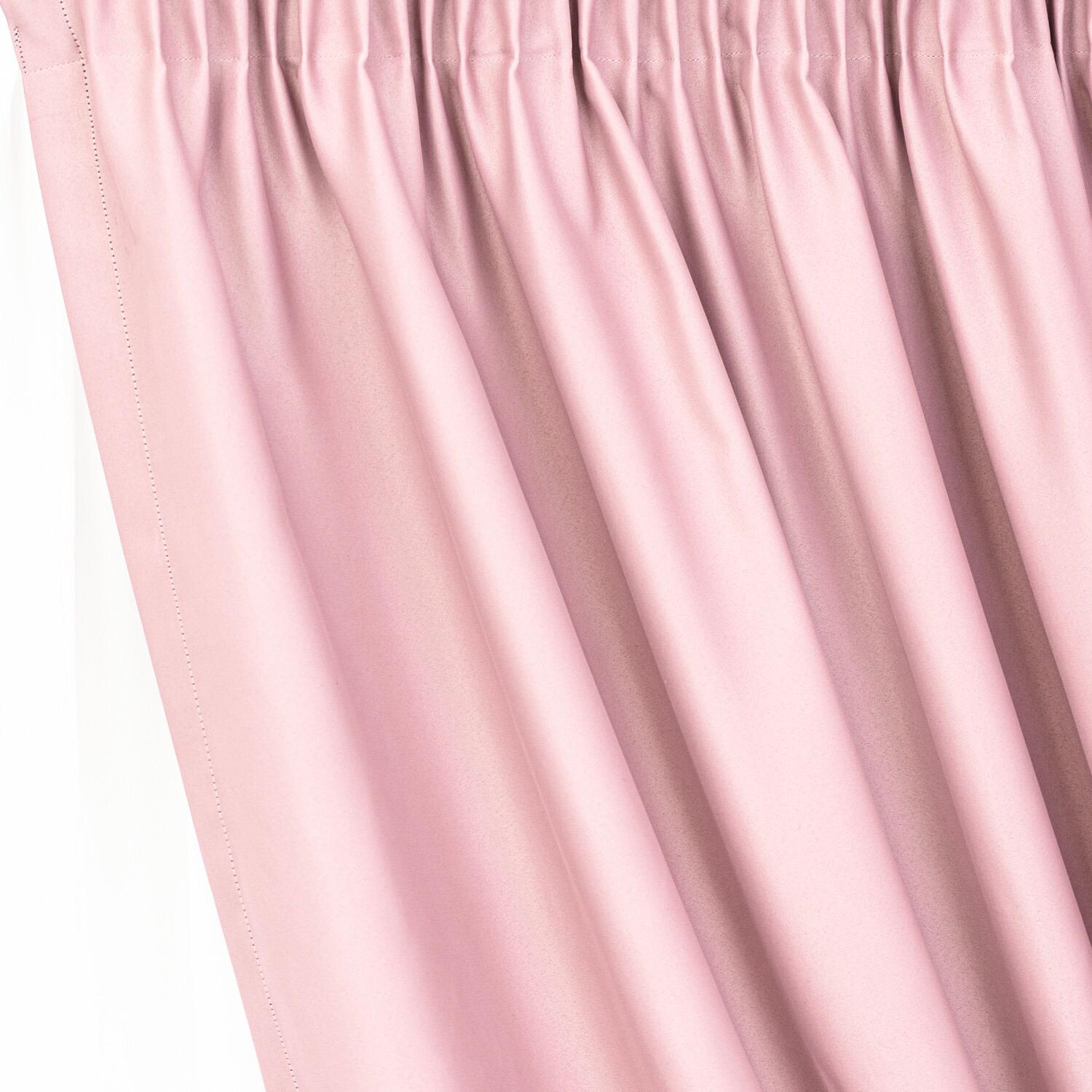 Set 2 draperii opace Hiko Blackout light pink 2x140x245cm, cu rejansa ...