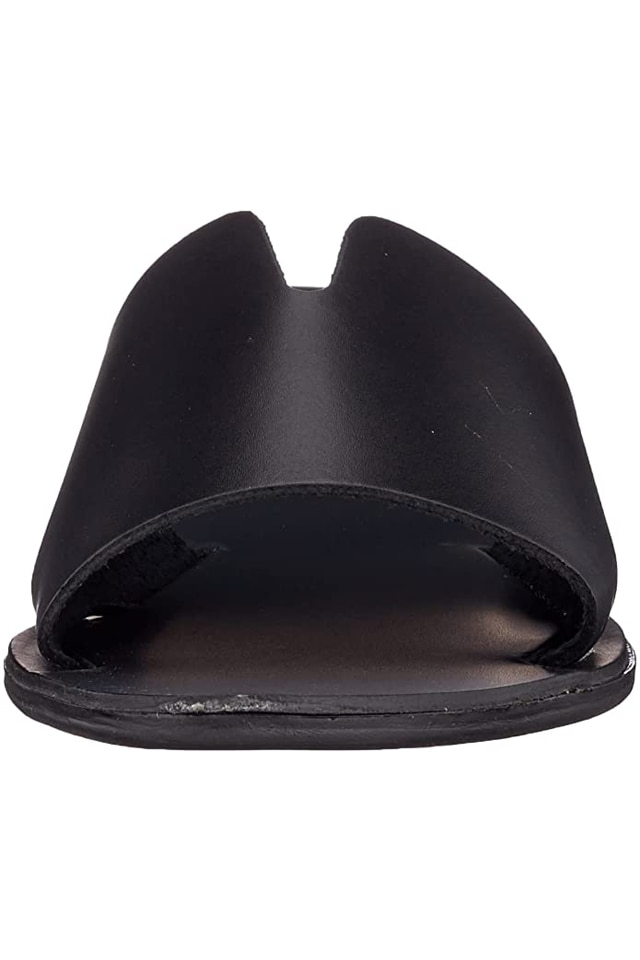 Slapi piele naturala dama Pieces, negri, 39 EU - eMAG.ro