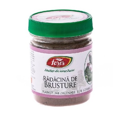 Radacina de Brusture Pulbere, 70 gr, Fares - eMAG.ro