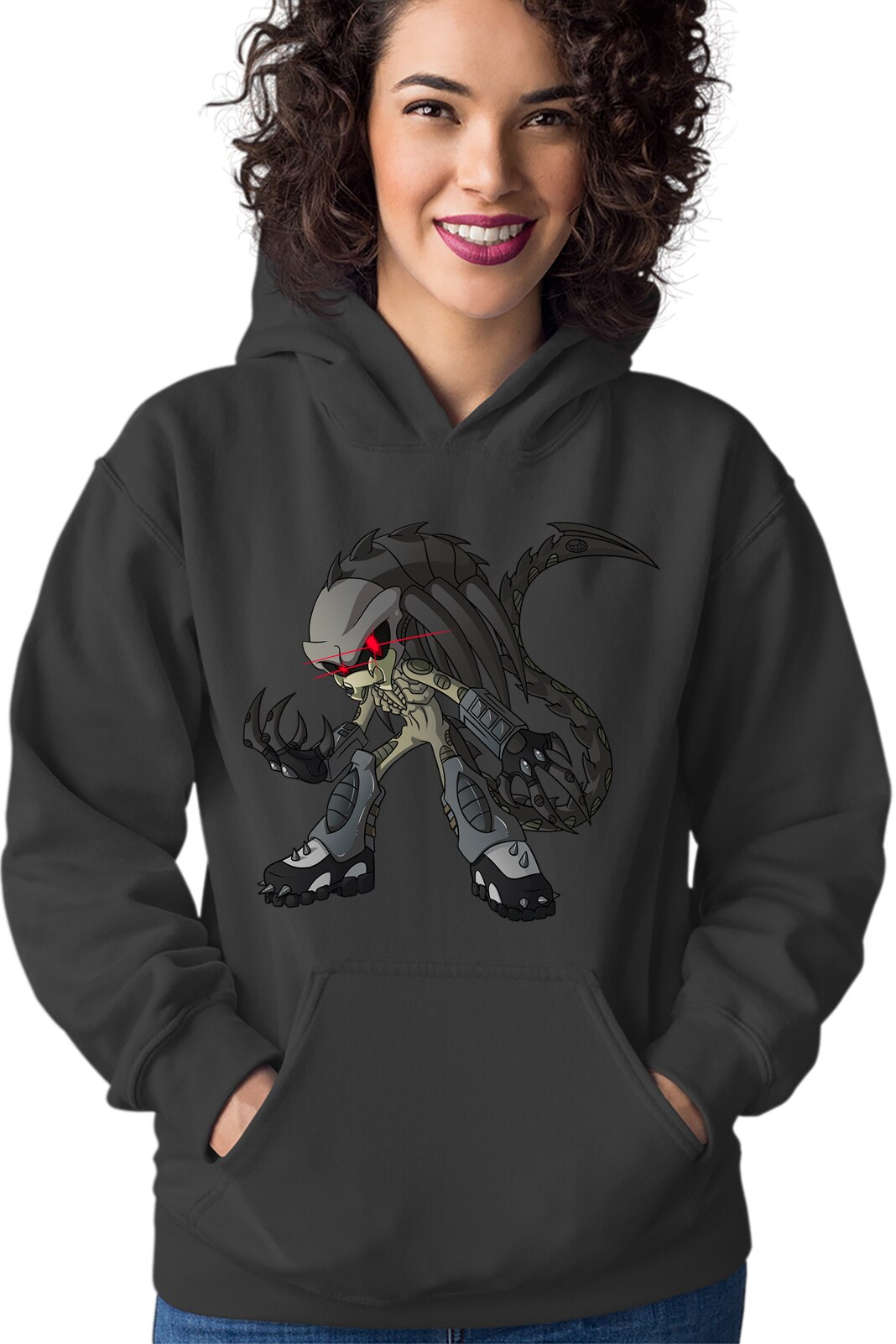 Дамски суичър Predator Alien Baby Predalien Ridley Scott, Черен, Размер ...