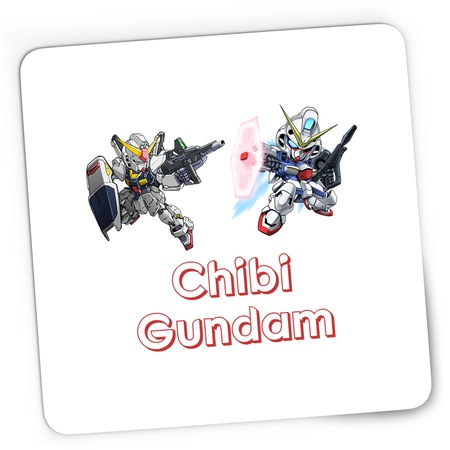 Гейминг подложка за мишка Gundam Universe Chibi Doza Animata, 21x19 см ...