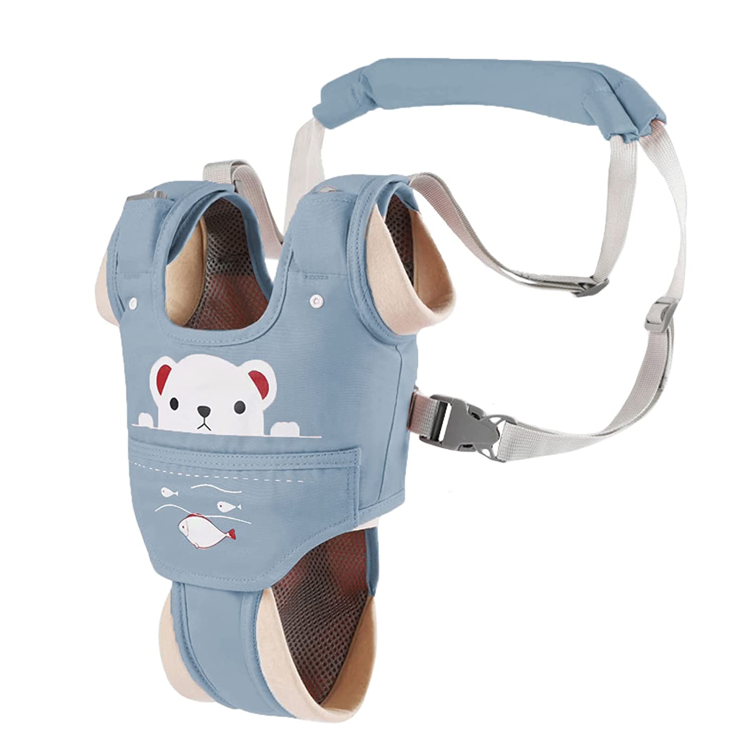 Ham bebe premergator Babysnugg ergonomic Albastru cu suport tip chilot ...