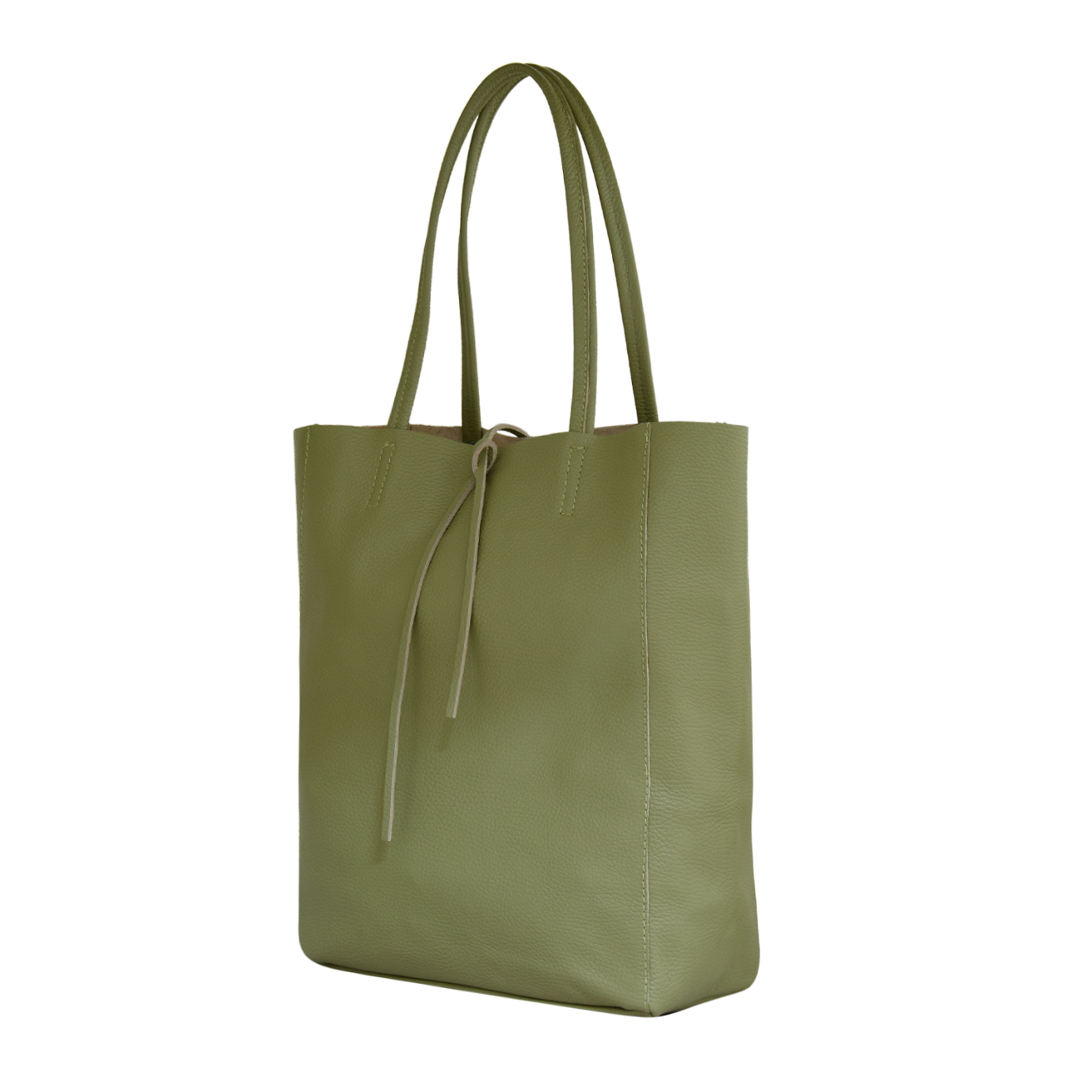 Geanta tip traista din piele naturala Eva Bags, Sia albastru verde crud ...