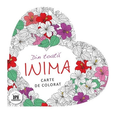 Carte de colorat - Din toata inima - eMAG.ro