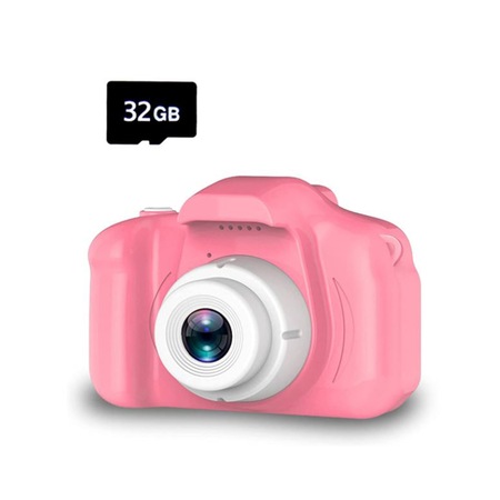 Camera foto digitala X2 pentru copii, SIHOiSi, 32GB, Functie foto/video ...