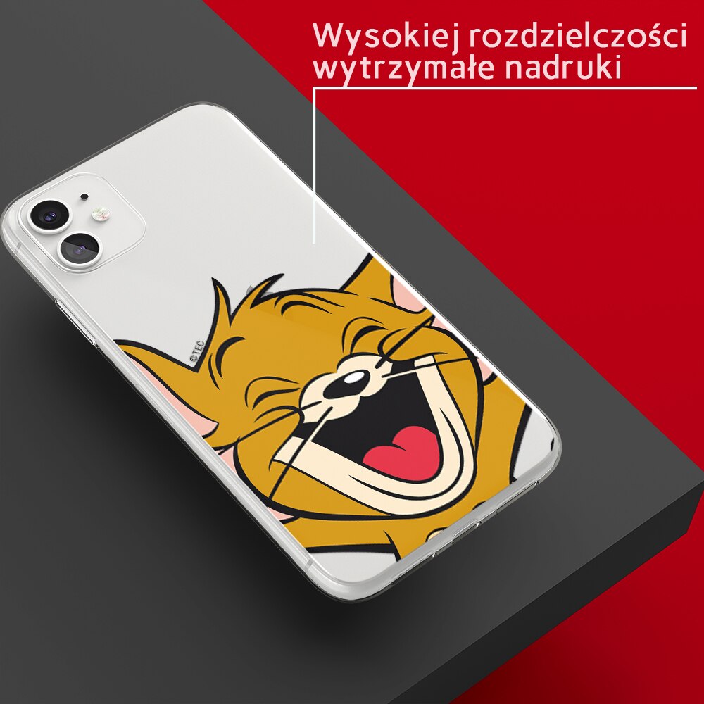 Husa telefon Tom and Jerry, compatibila cu iPhone 13, Multicolor ...