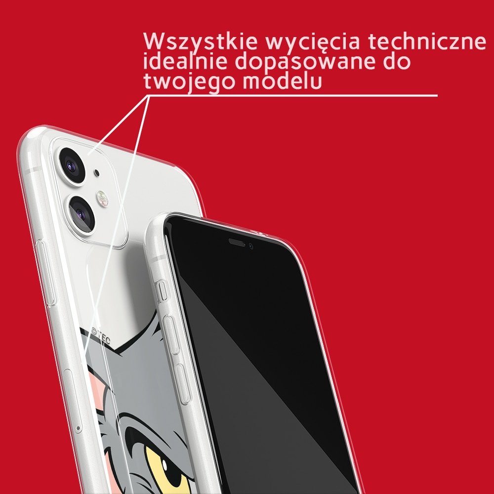 Husa telefon Tom and Jerry, compatibila cu iPhone 12, Multicolor ...