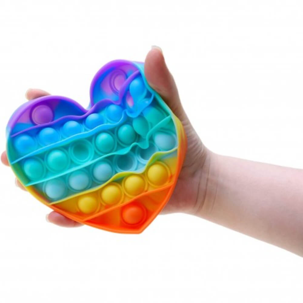 Jucarie Pop It Now & Flip It, Inima, Silicon Multicolor - eMAG.ro