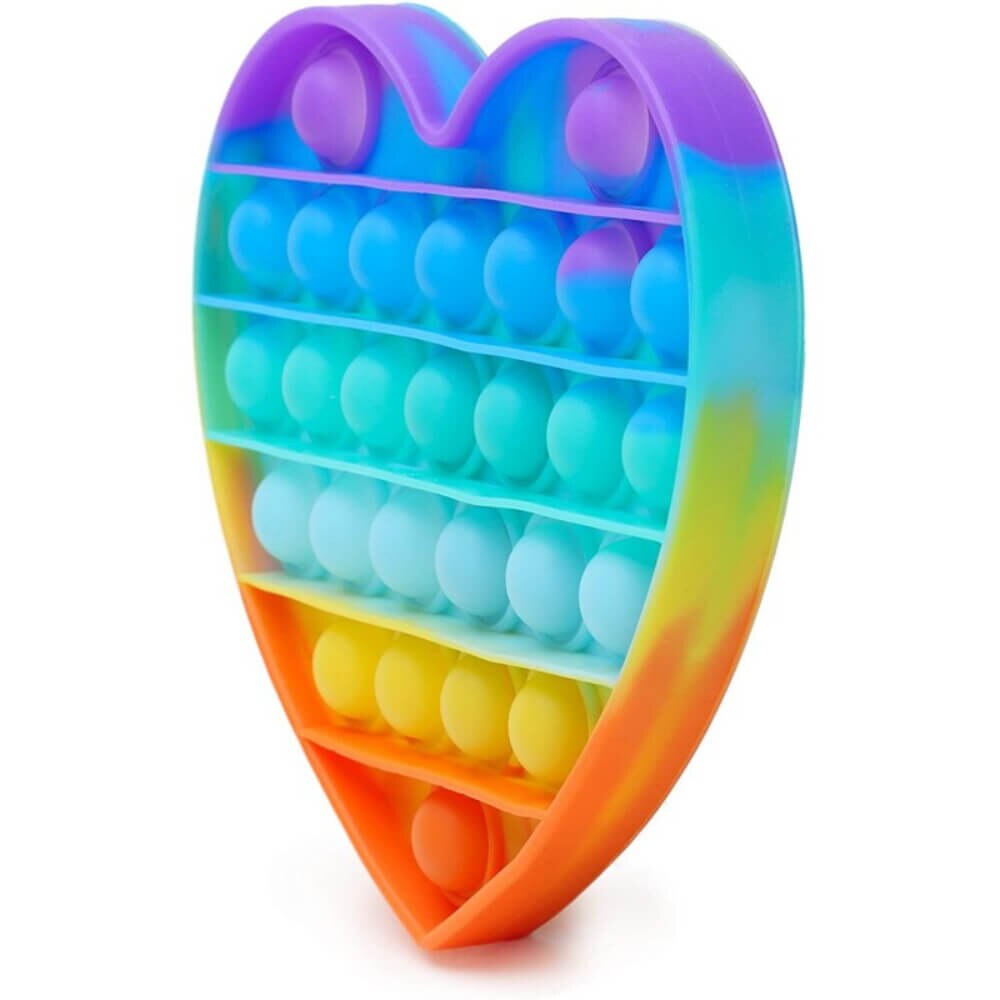 Jucarie Pop It Now & Flip It, Inima, Silicon Multicolor - eMAG.ro