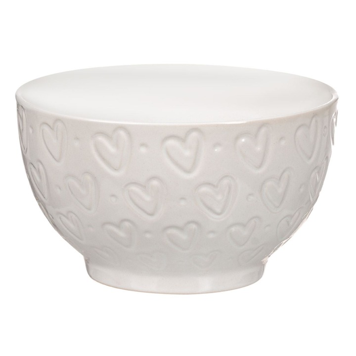 Set boluri supa, 6 piese, 650 ml, Ceramica, Alb model - eMAG.ro