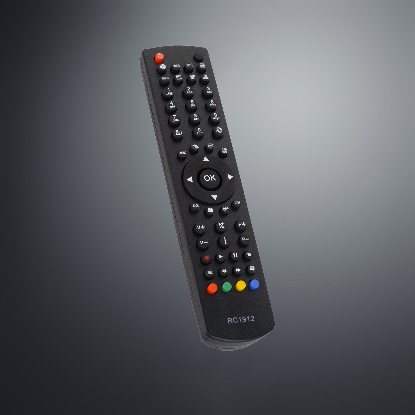 Telecomanda TV compatibila LCD/LED, Akai, RC1912, neagra, baterii ...