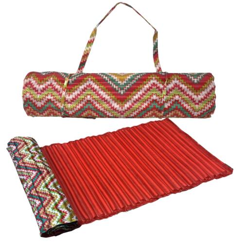 Rogojina pentru plaja JEMIDI, 60 x 180 cm, Rosu, Poliester ...