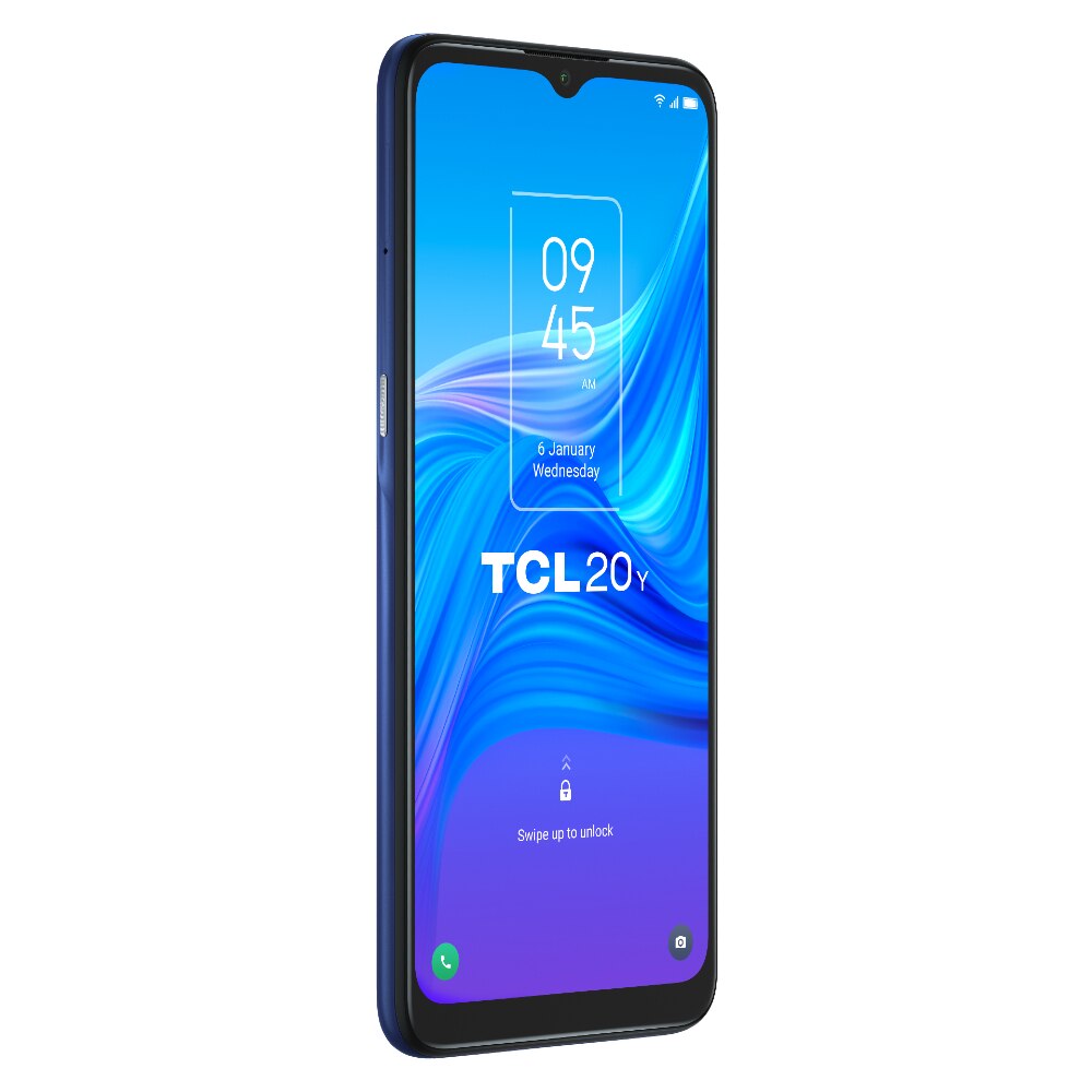 Mobiltelefon TCL 20Y, Dual Sim, 128 GB, 4 GB RAM, 4G, kék - eMAG.hu