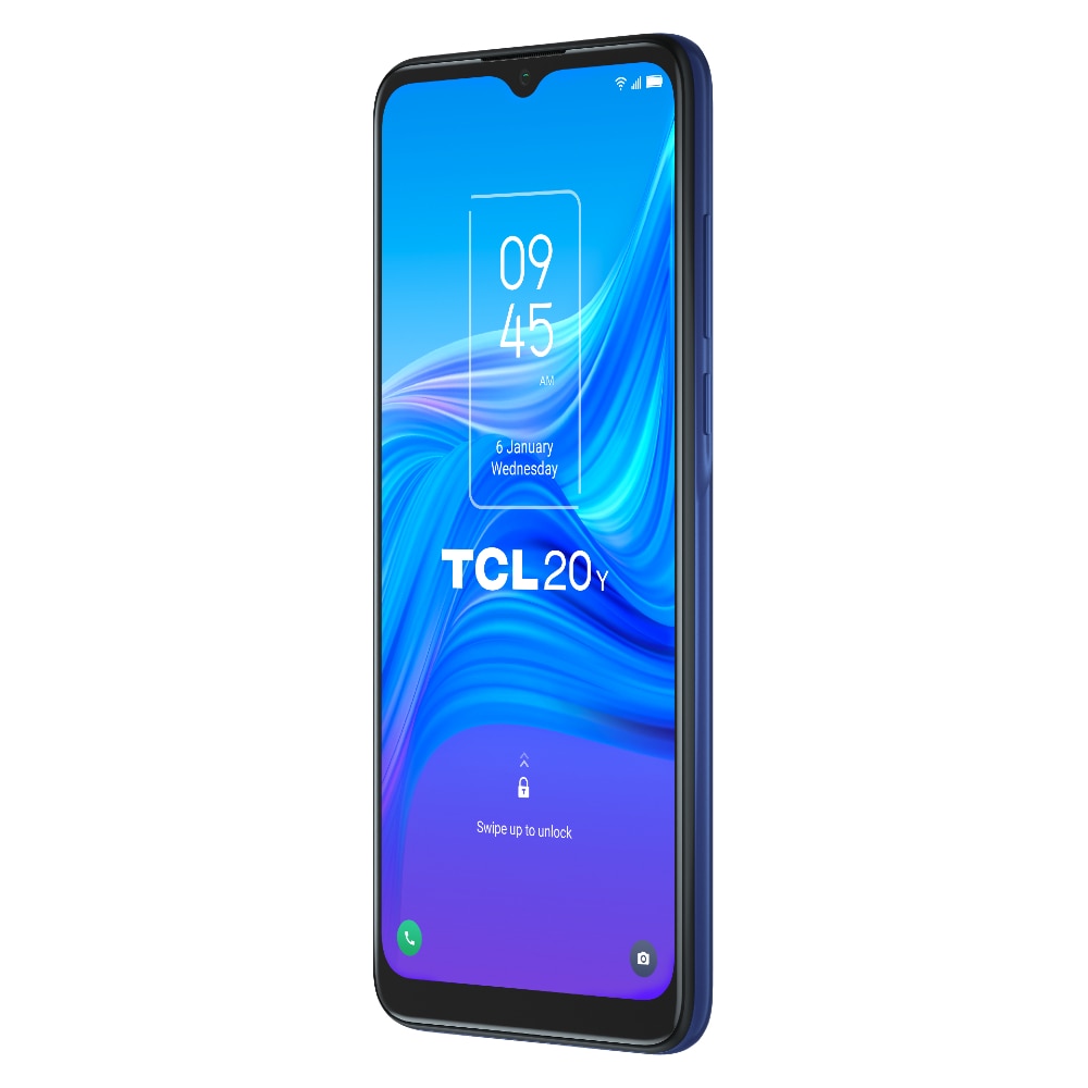 Mobiltelefon TCL 20Y, Dual Sim, 128 GB, 4 GB RAM, 4G, kék - eMAG.hu